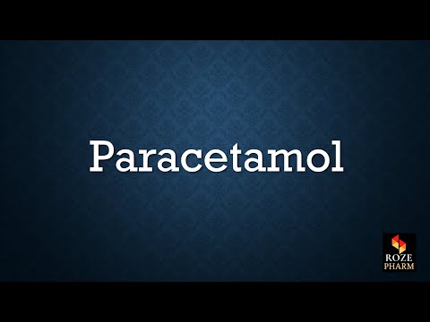 Paracetamol pronunciation, pharmacology, drug, How to say paracetamol