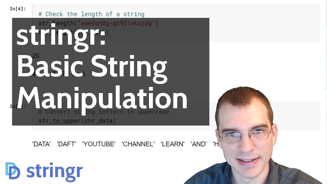 stringr: Basic String Manipulation
