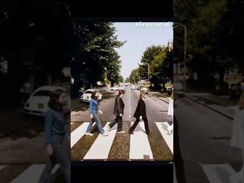 Animating Iconic Album Covers with A.I The Beatles Abby Road