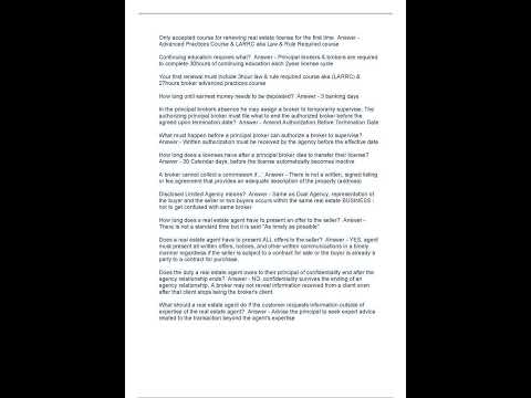 Oregon Real Estate Exam PSI Questions and Answers New 2023 Actual Exam Solved 100%