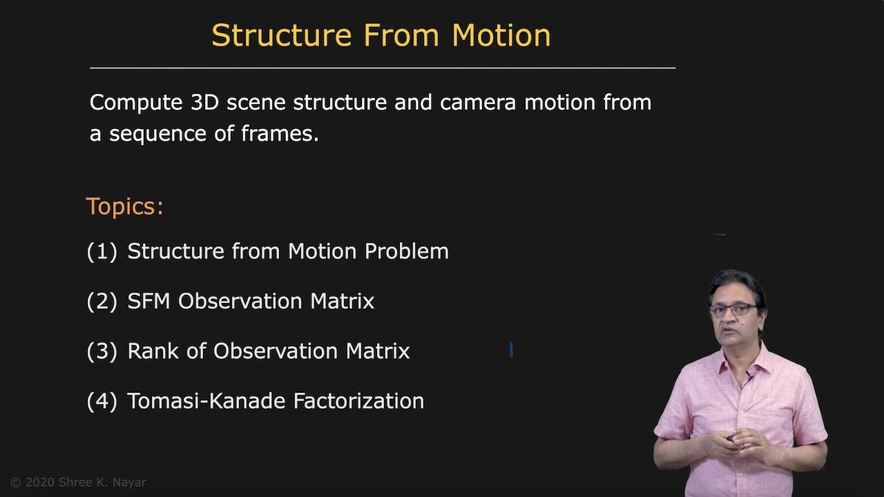 Overview | Structure from Motion