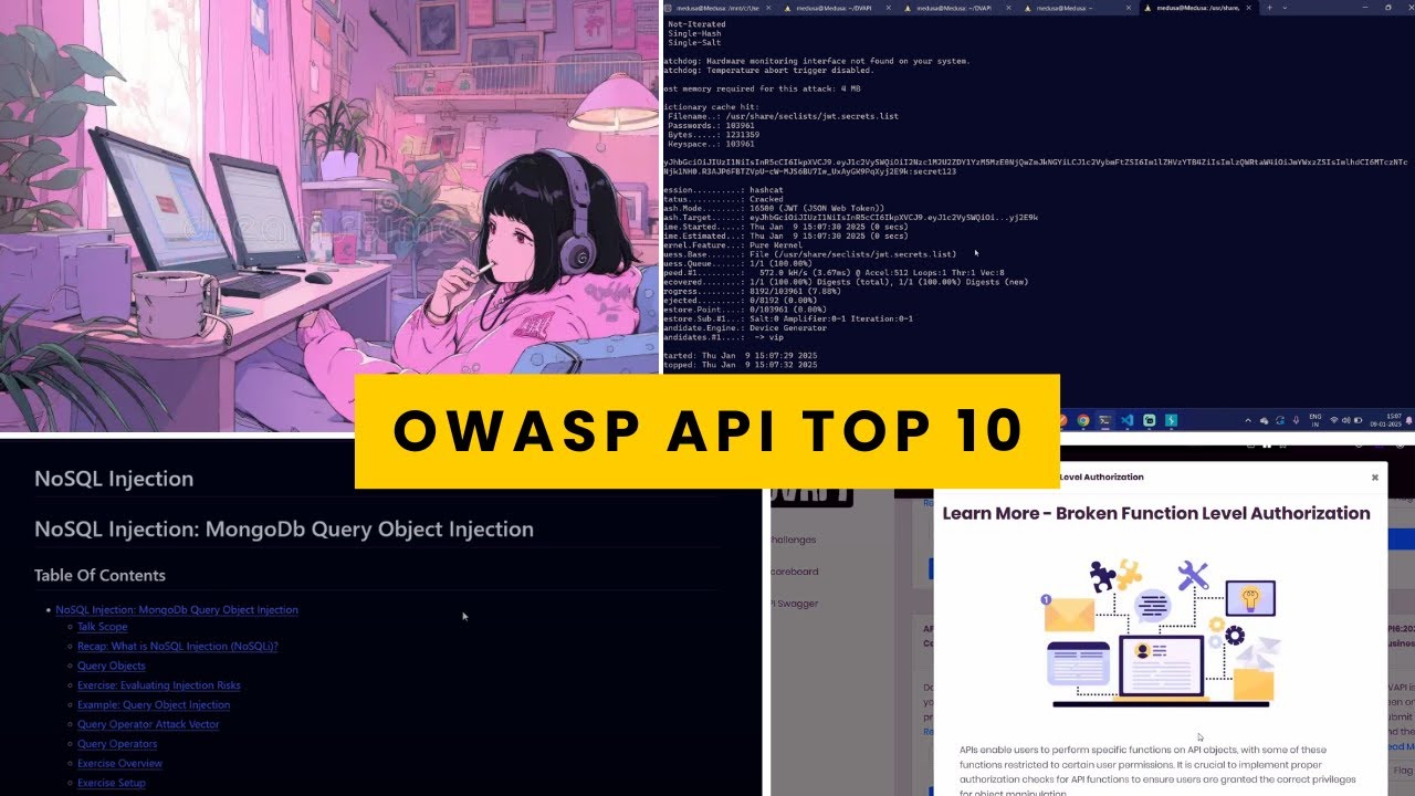 OWASP API Top 10 Breakdown | Study Session with CTF Challenges (DVAPI)