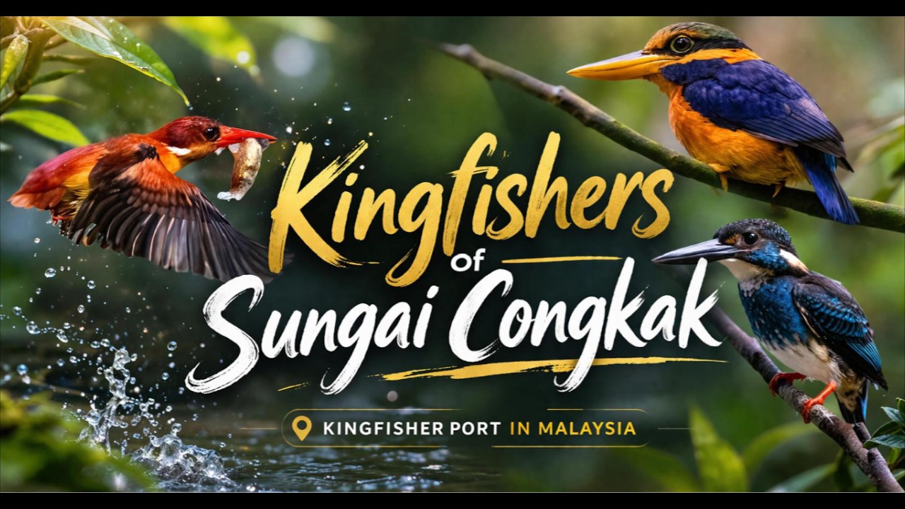Birding in Malaysia | Kingfishers of Sungai Congkak | Close Encounters!