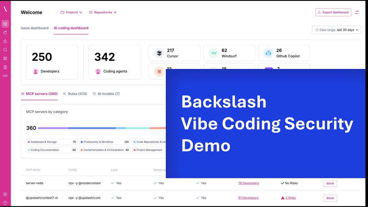 Vibe Coding Security with Backslash (demo)