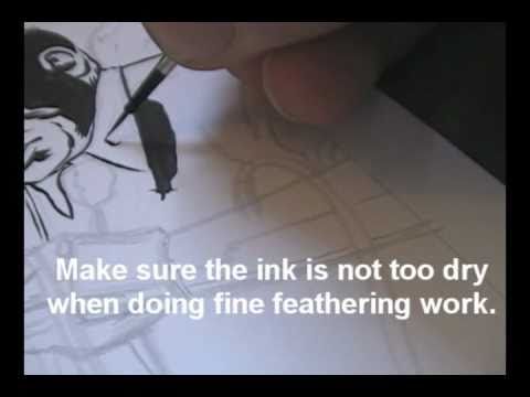 How to Ink Comic Books part 2