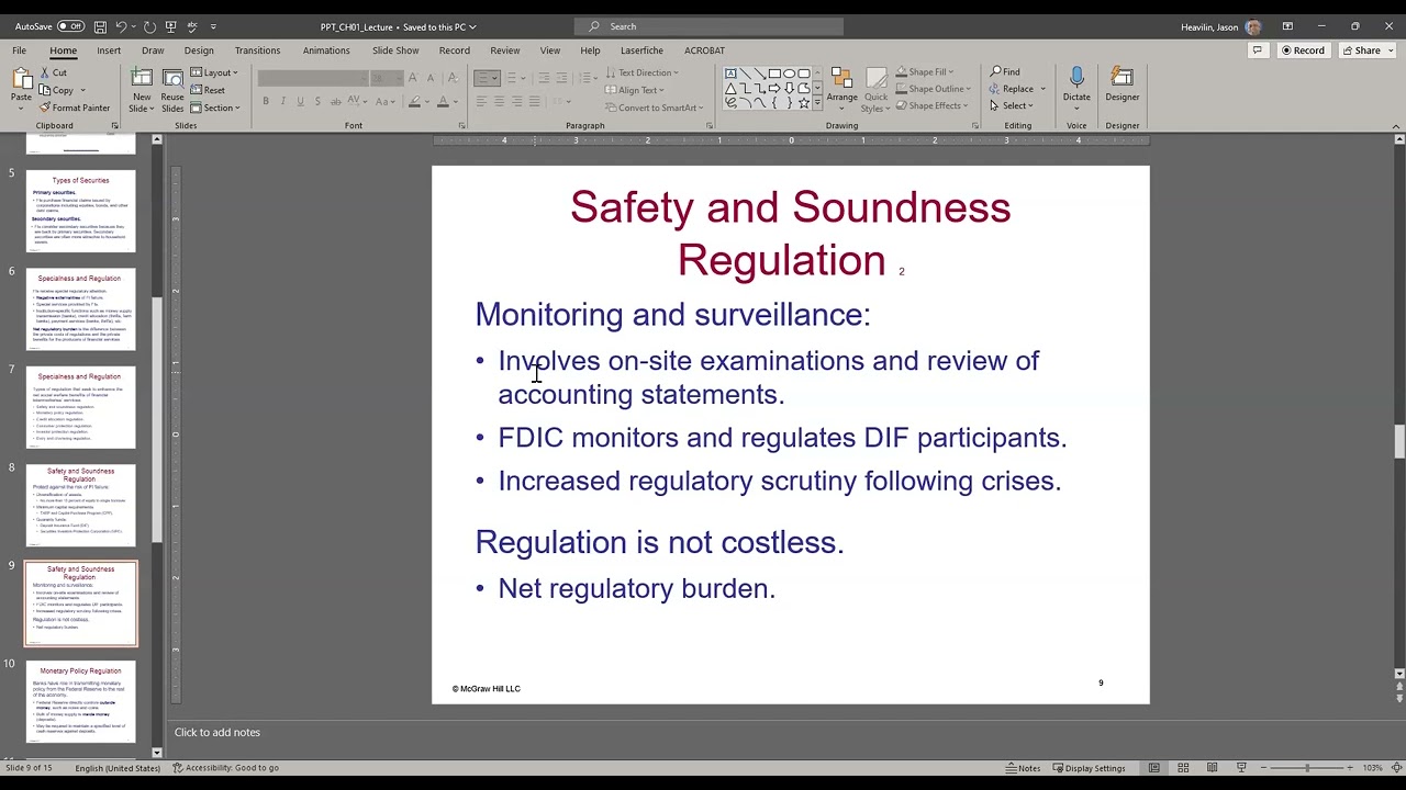 Intro to the Importance of Financial Institutions PPT