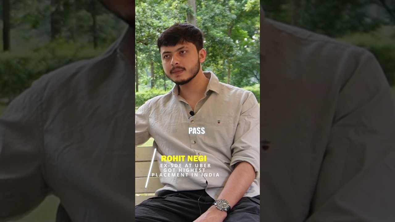 ₹2 Crore Package Breakdown 💰 @Rohit_Negi reveals what he takes home from India's highest placement