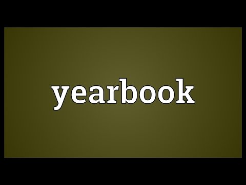 Yearbook Meaning
