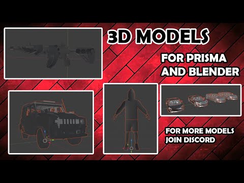 3D Models for Prisma and Blender | For FREE | AFTERMAKES
