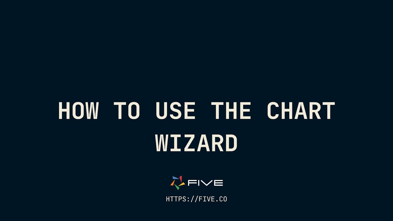 How To Use The Chart Wizard| Low-Code For Real Developers | Five.Co