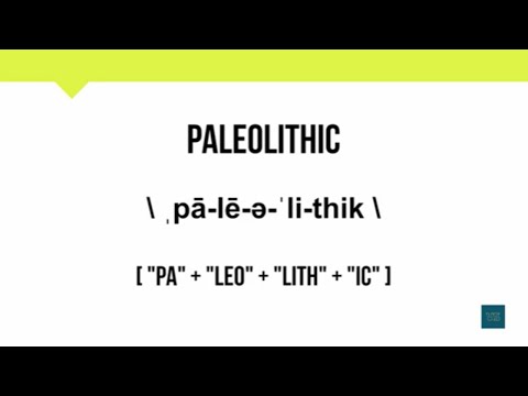 How To Pronounce Paleolithic | Meaning | Pronunciation