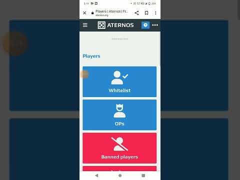 how to get operator in your aternos server
