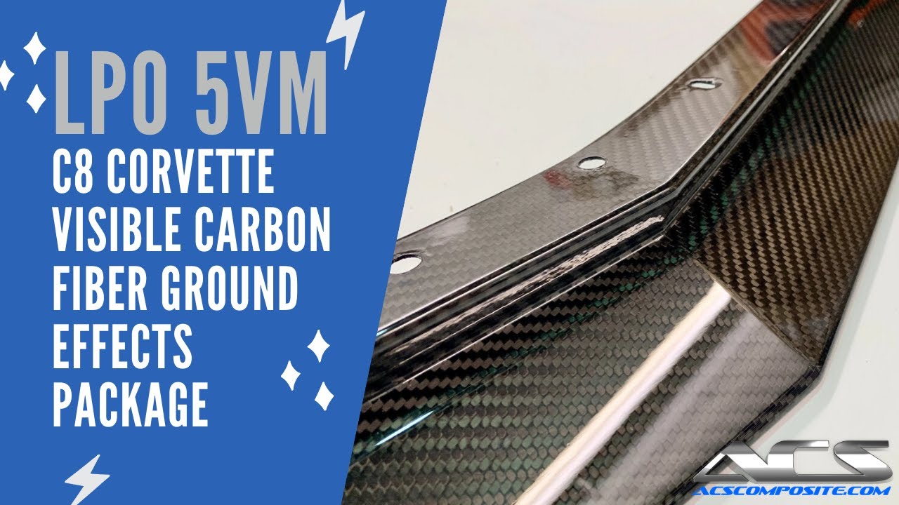 C8 Corvette High Wing, Carbon Ground Effects Now Available From ACS ...