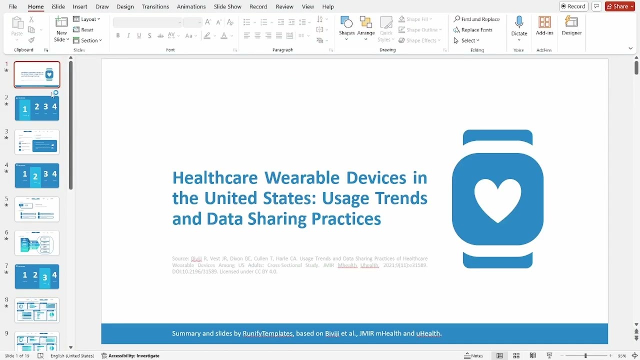 How to Customize the Healthcare PPT Template + Open Jupyter Notebook