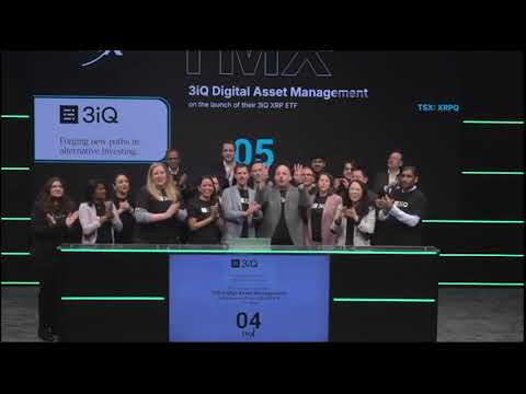 3iQ Digital Asset Management (TSX: XRPQ) Closes the Market Wednesday, June 18, 20253