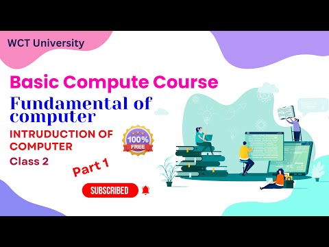 Basic Computer Course | Fundamentals of Computers | Class 2 - Part 1 | 100% Free Tutorial #2