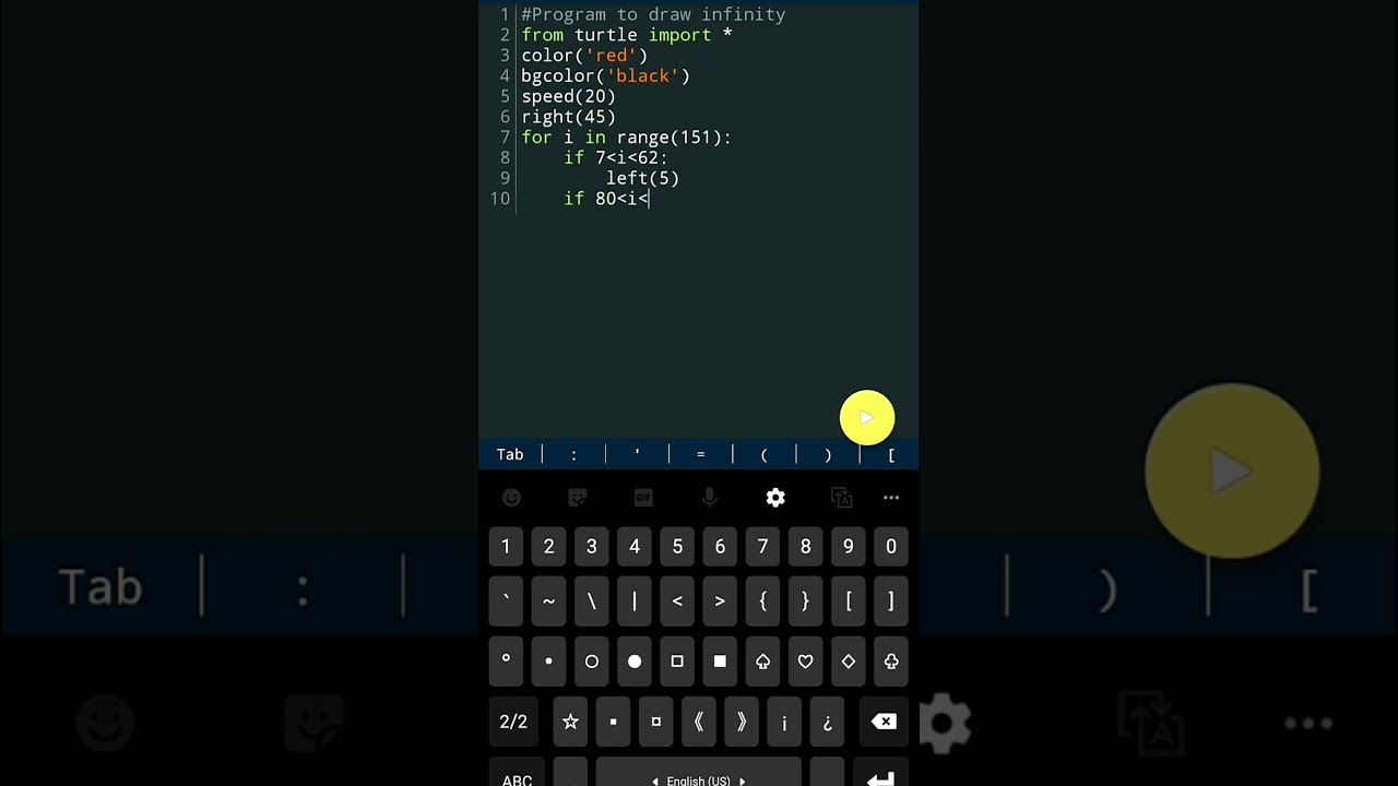 Drawing Infinity loop in Python Using Python turtle |Anukrat Mishra#python#pythonforbeginners#turtle