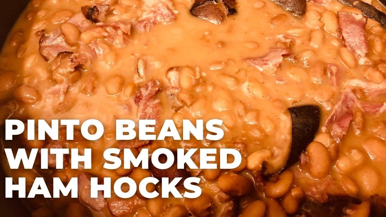 Pinto Beans With Smoked Ham Hocks | How To Make Pinto Beans | Quick Boil Method