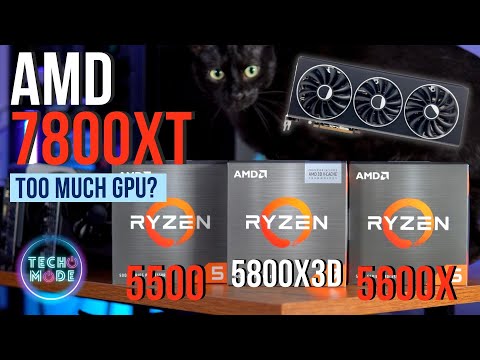 AMD 7800XT Bottlenecked? - Ryzen 5 5500 & 5600X