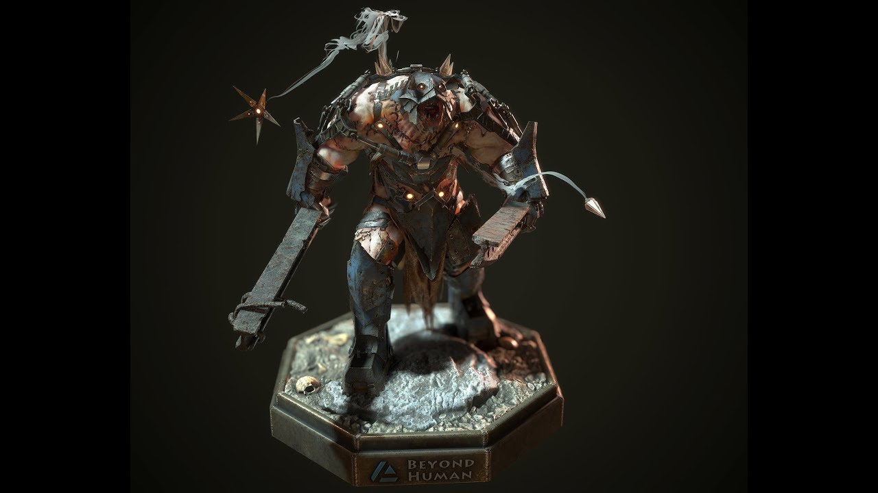 Artstation's Beyond Human entry turntable
