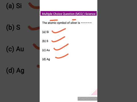 The atomic symbol of silver is | Atomic symbol