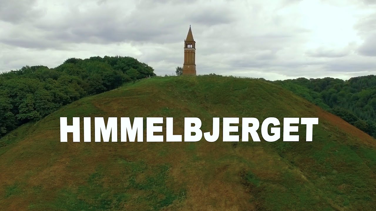 Himmelbjerget, Denmark. 4K Drone Video.