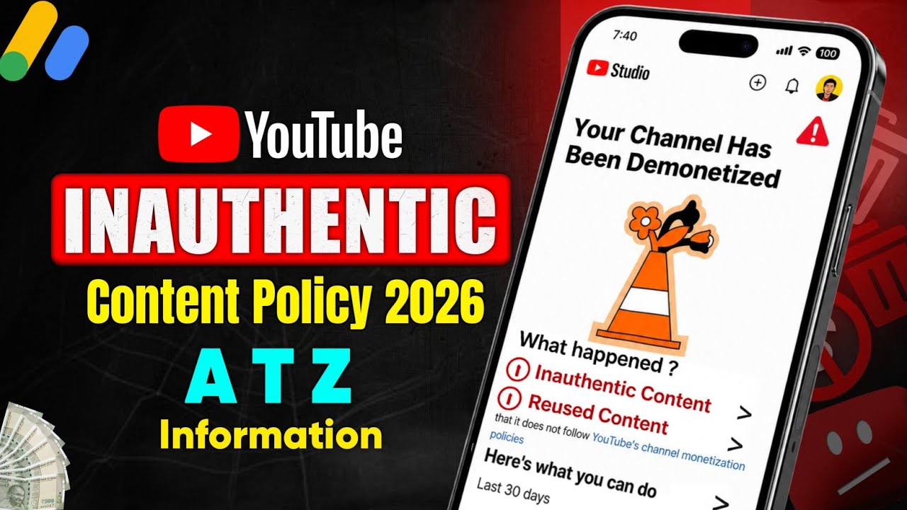 Inauthentic Content Strike? Here's How to Get Monetization Back and Save Channels
