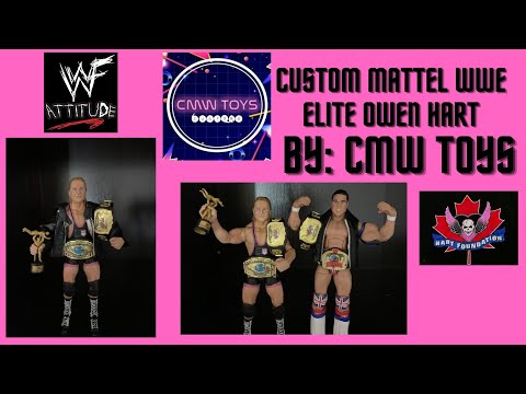 Unboxing+Reivew of Mattel WWE Elite Custom Owen Hart by CMW Toys