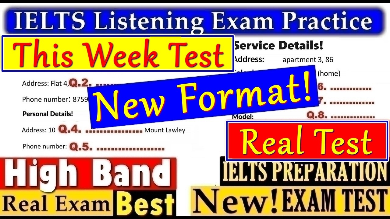 IELTS LISTENING PRACTICE TEST 2026 WITH ANSWERS | 30.04.2026