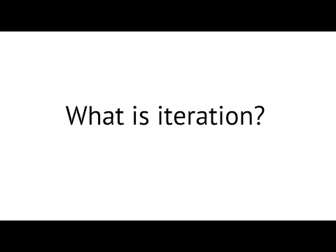 What is iteration? (PROGRAMMING)
