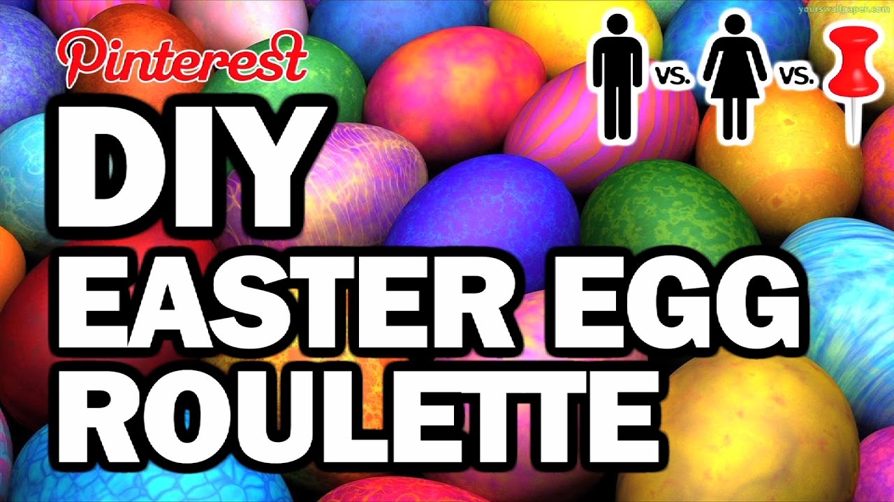 DIY Easter Egg Roulette - Man Vs Corinne Vs Pin + Giveaway
