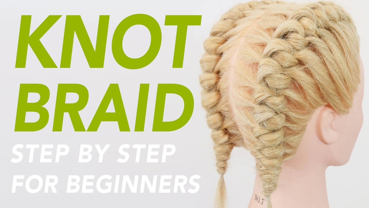 How To Double Knot Braid/Snake Braid Step By Step For Beginners [CC] | EverydayHairInspiration