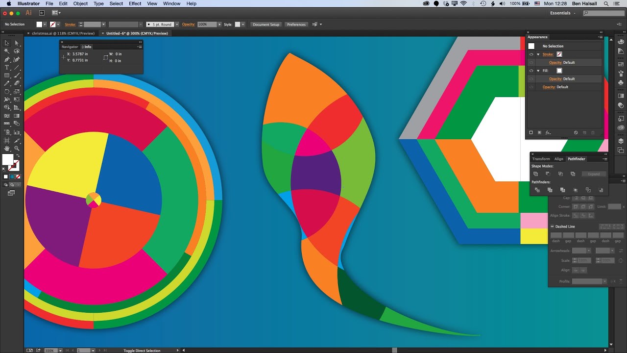 Illustrator: Create Concentric Circles & Abstract Patterns
