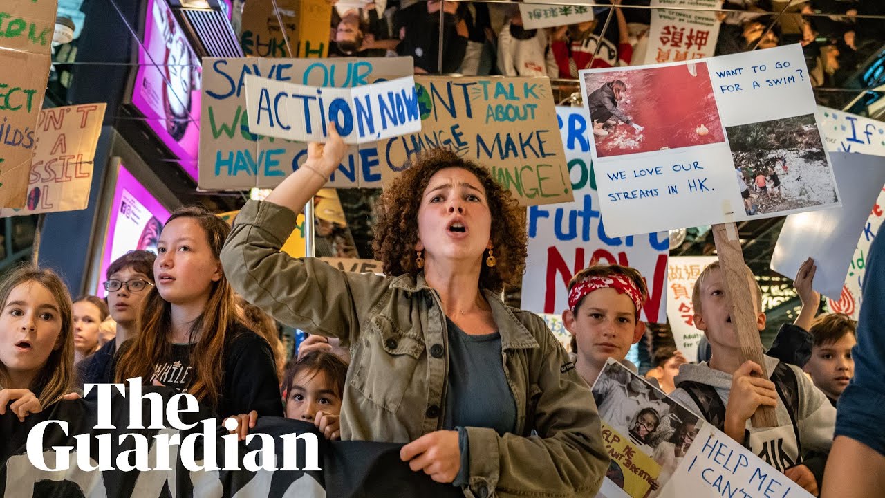 Students around the world go on climate strike