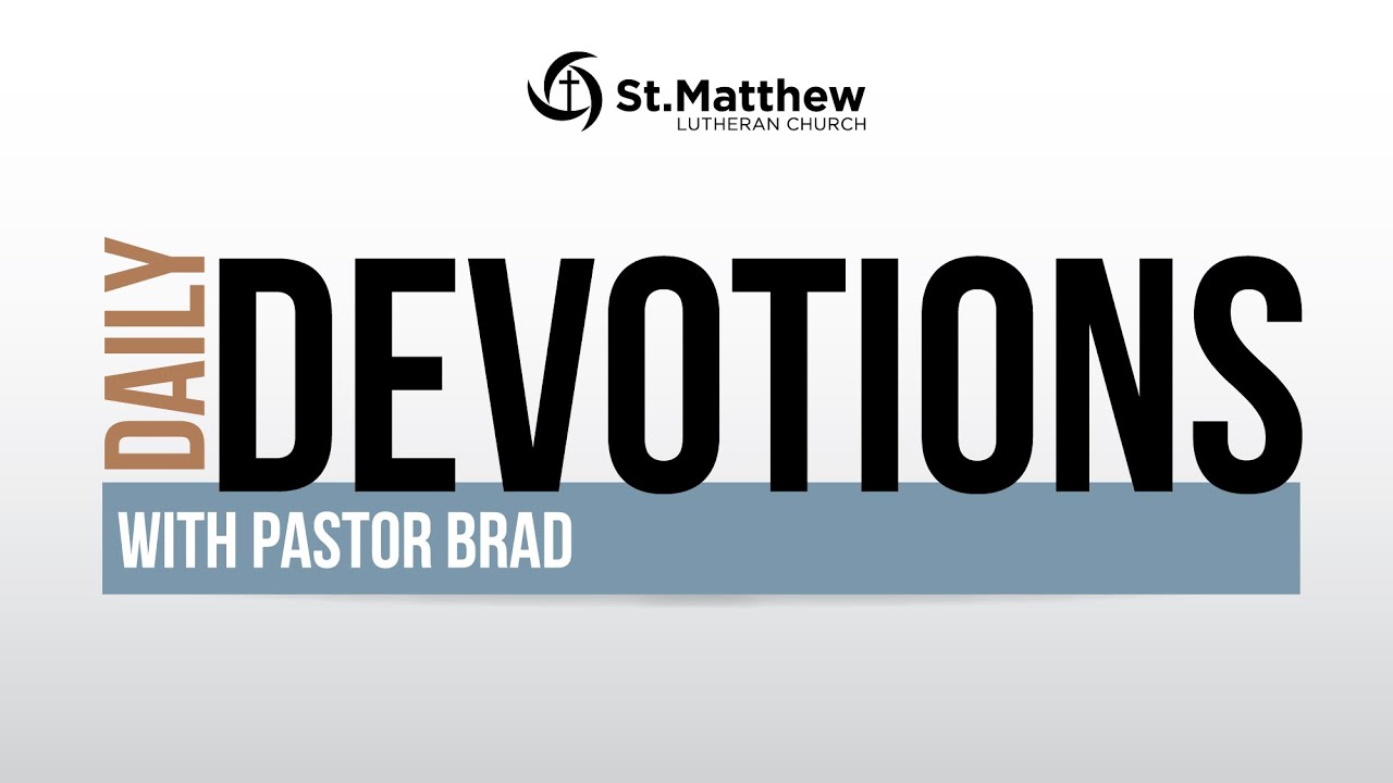 Daily Devotion for Thursday, January 18, 2024