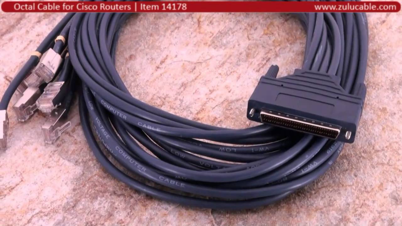 CAB-OCTAL-ASYNC Eight Lead Octopus Cable for Cisco 72-0845-01 Described