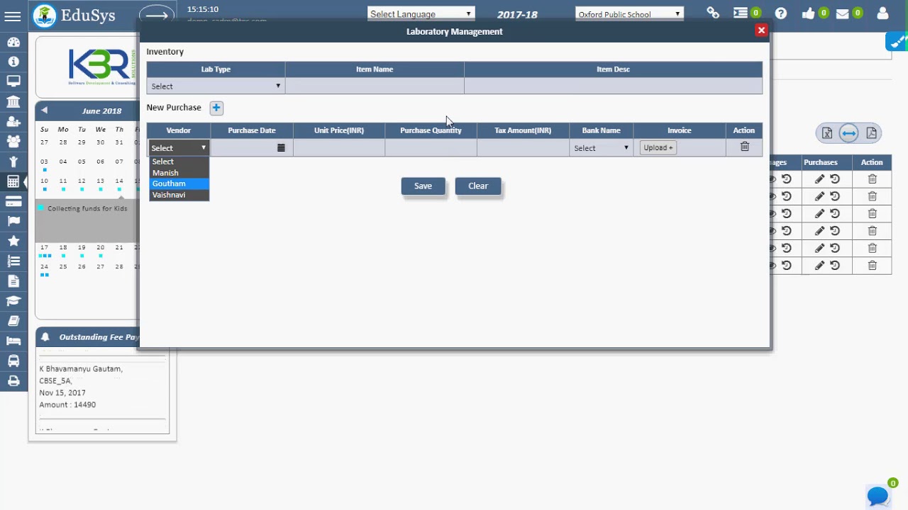 How Lab Inventory is Managed in Institution Management Software