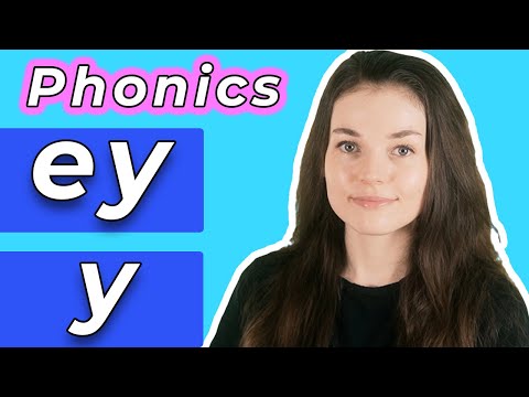 Adult Phonics: e vowel sound/Long e sound (ey , y) Part 2