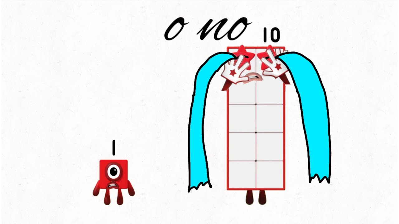 Numberblocks story. 10 is sad.