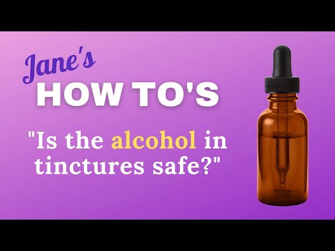 How To Dissipate Alcohol Out of Herbal Tinctures