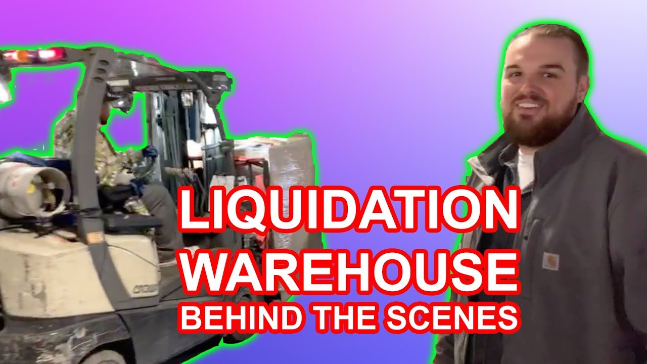 INCREDIBLE BEHIND THE SCENES LIQUIDATION WAREHOUSE TRUCK UNLOADING | CUSTOMER RETURN PALLETS