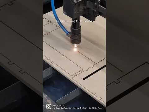 Laser Cutting MDF Board