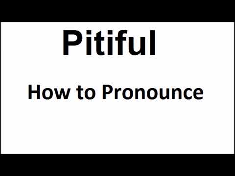 How to pronounce Pitiful||How to say Pitiful||Pitiful Pronunciation||ABDictionary