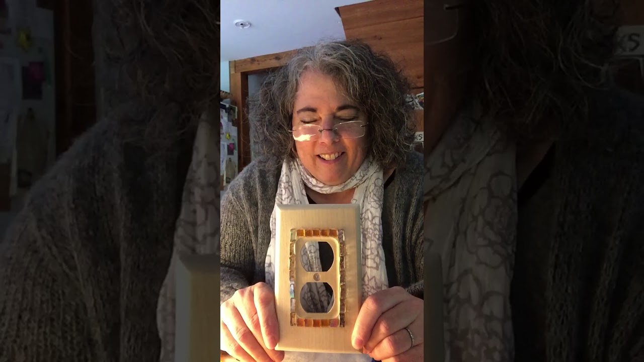 How To Mosaic a Switch Plate-part one