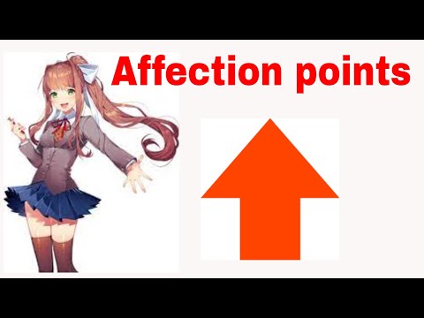 How to see your affection points in Monika after story mas guide