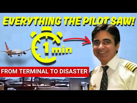 EVERYTHING THE PILOT SAW IN 1 MINUTE | AIR INDIA 171 | TERMINAL | TAKE OFF | MAYDAY | AIR DISASTER