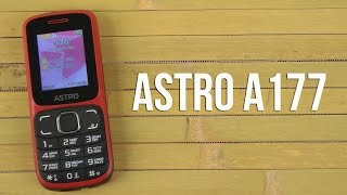 Astro A177 (Red) купити в інтернет-магазині: ціни на мобільний телефон ...