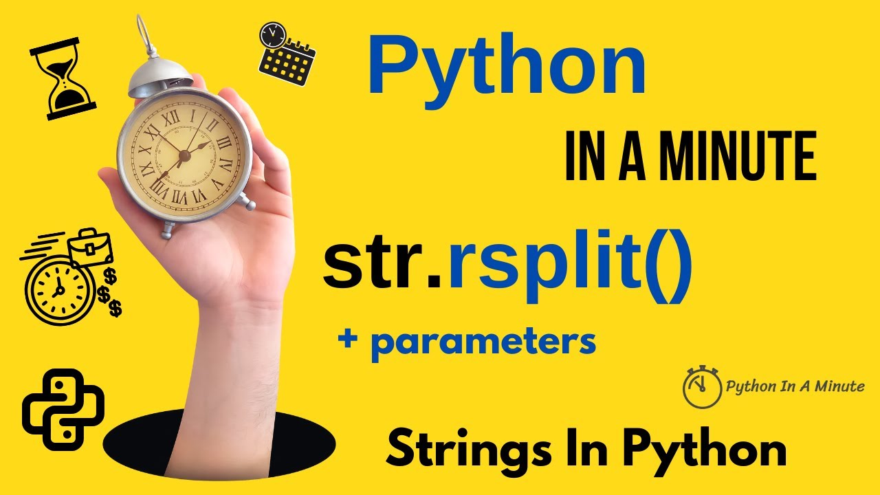 str.rsplit(sep=None, maxsplit=-1) - Split Python Strings from Right by Separator