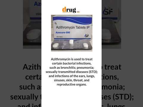 Azithromycin Tablets 500MG IP Uses | Common Medicines | Bacterial Inf. and Sexually Transmitted