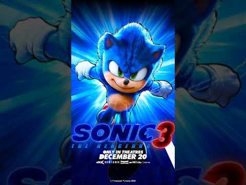 I made An Art SONIC The Hedgehog 3 Movie Poster
